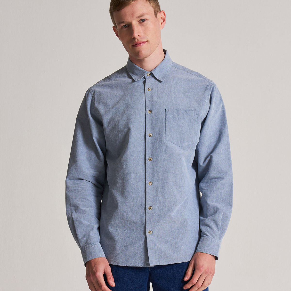 1 Pocket Shirt in Cotton – FIELDS